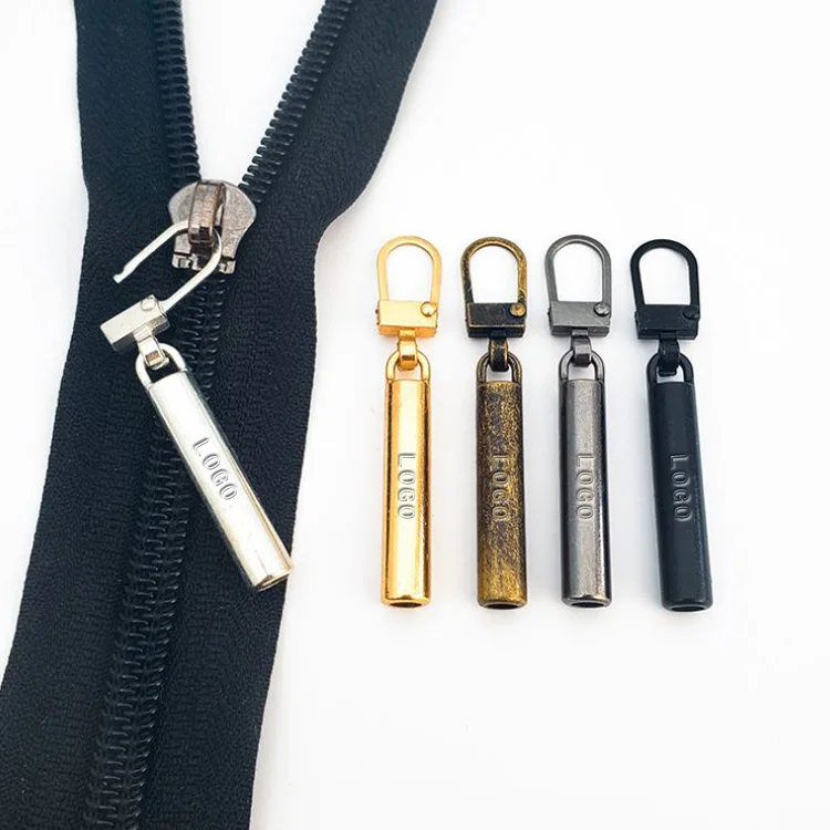 Removable Custom Oem Brand Logo Zipper Puller Custom Metal Zipper Pull ...