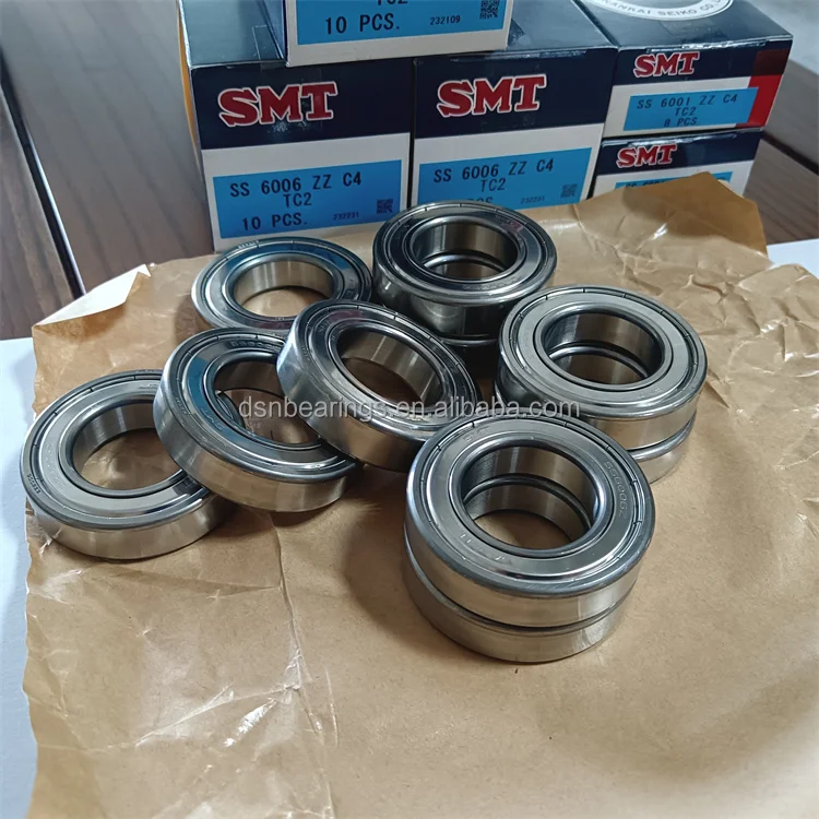 SMT SS Series AISI 440C Stainless Steel Bearings SS6806ZZ SS6906ZZ ...