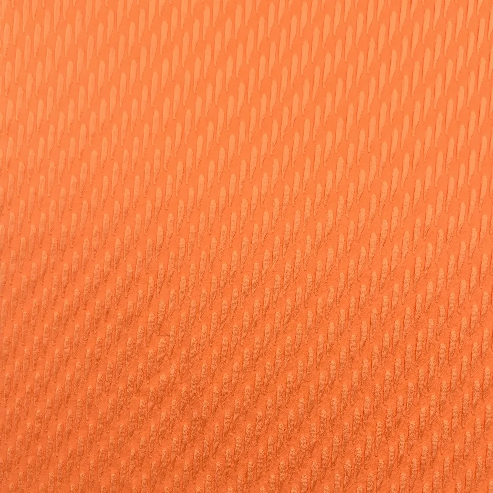 Raindrop Textured Spandex Swimwear Fabric For Sale 4 Way Stretched