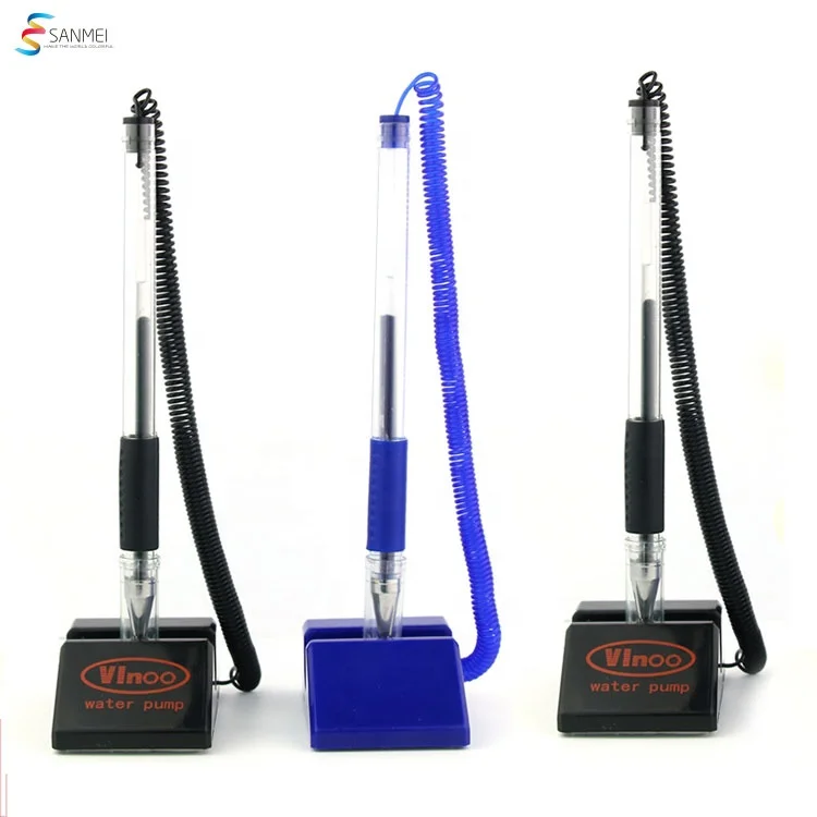 Classic Promotional Counter Gift Customized Pen Stand Desk With Chain ...