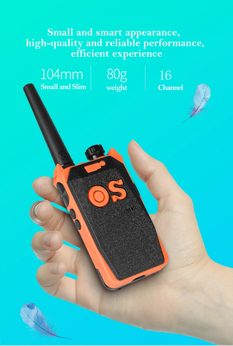 Wireless Colorful Mini Intercom Radio Scanner System Voki Toki