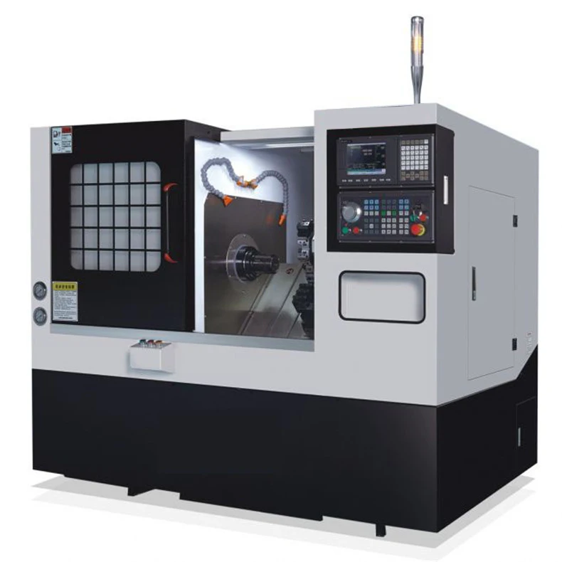 Inclined Bed Cnc Lathes High Quality Inclined Bed 45 Degree Line Gauge Cnc Lathes High Precision ...