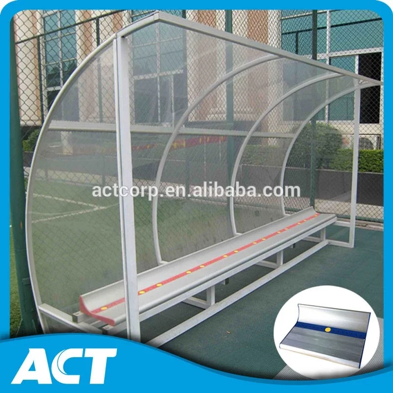 Movable Outdoor Sports Team Benches, 2pcs, TUV Certified
