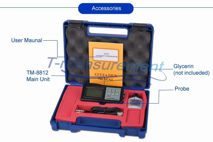 Tm-8812 Pvc Pipe Thickness Gauge Thickness Testing Equipment Thickness ...