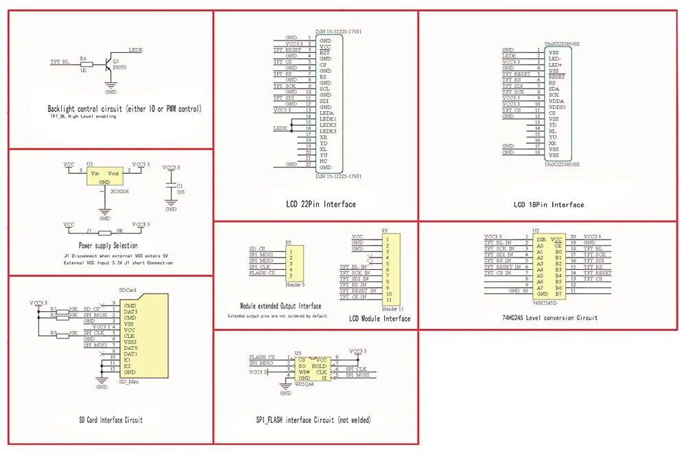 2.2 Inch ILI9225 SPI TFT LCD Module with SD Socket - 176x220