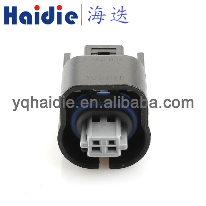 Haidie 2 Pin Female Waterproof Connector Intake Air Temp Iat Sensor ...