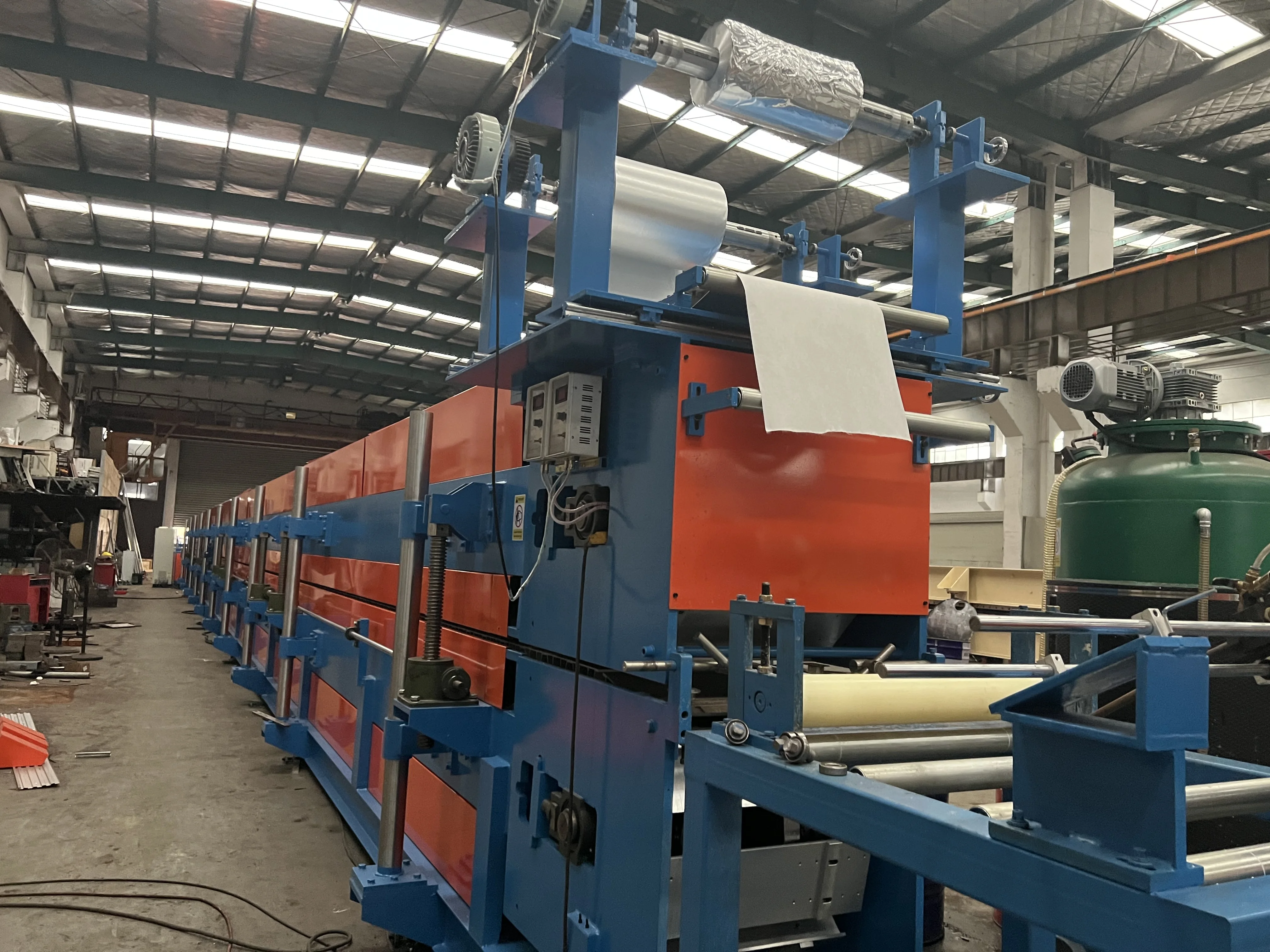 Full Automatically Continuous PU Sandwich Panels Production Line ...
