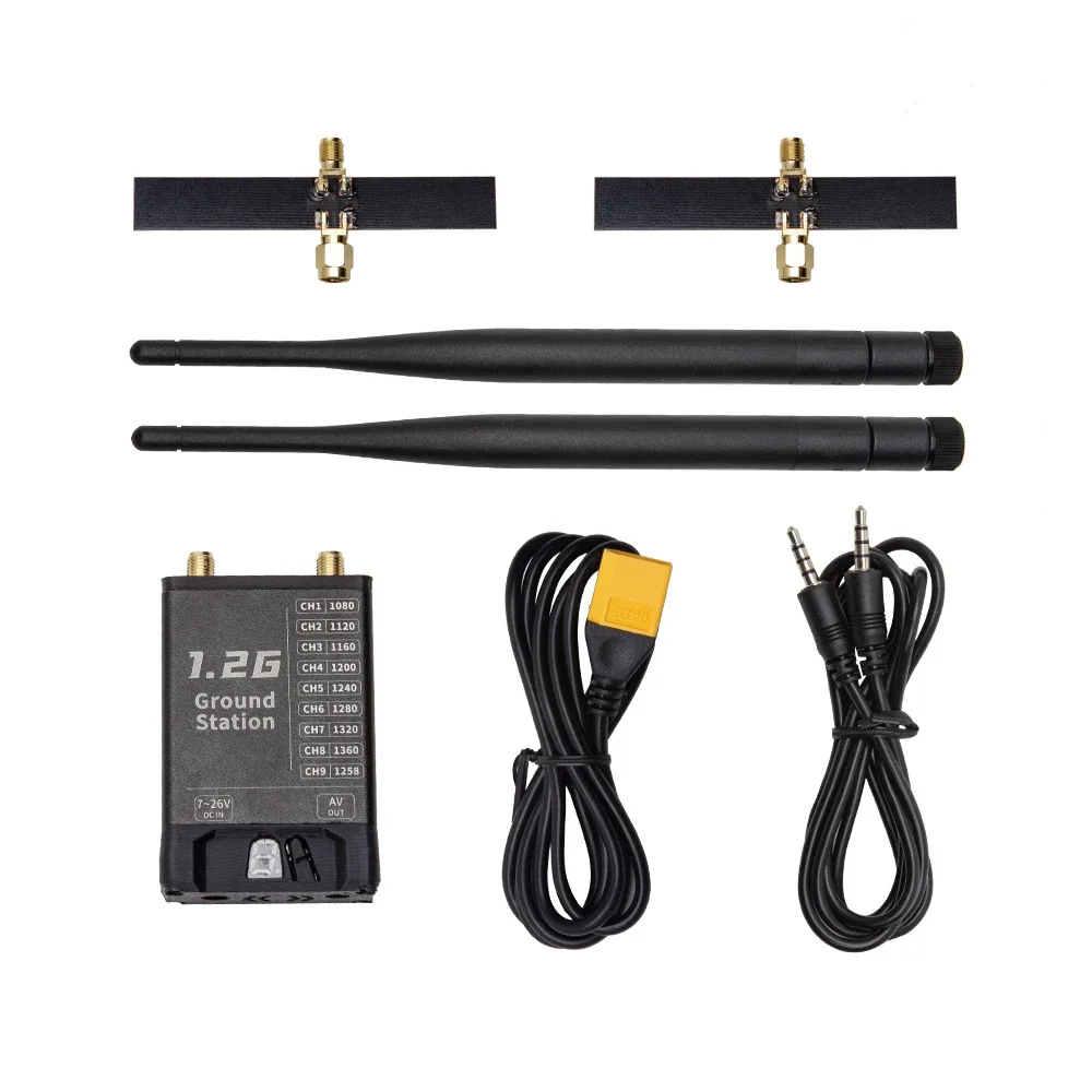 SKYZONE 1.2ghz Receiver - OLED Ground Station Module