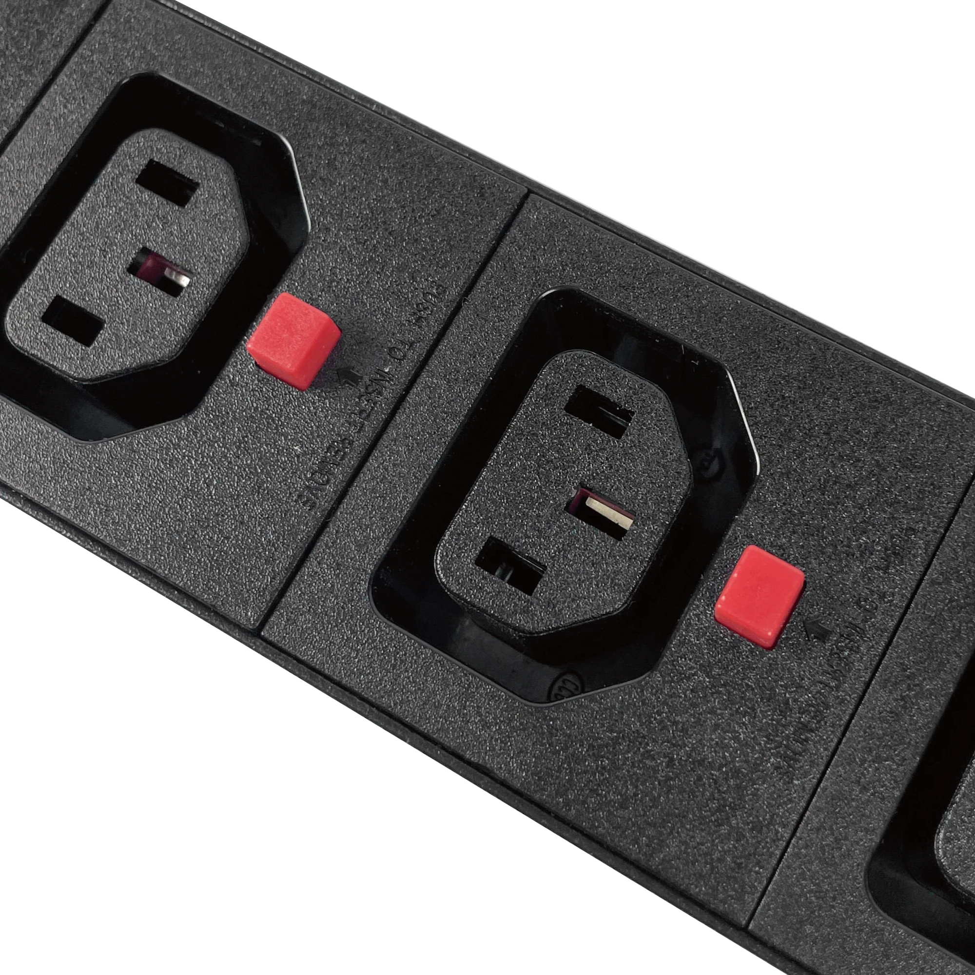 1U IEC C13 30A Metal PDU with Lock Socket - Power & Metering