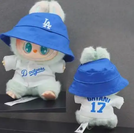 Shop Labubu Dodgers Jersey - Unisex Doll Clothes Accessories