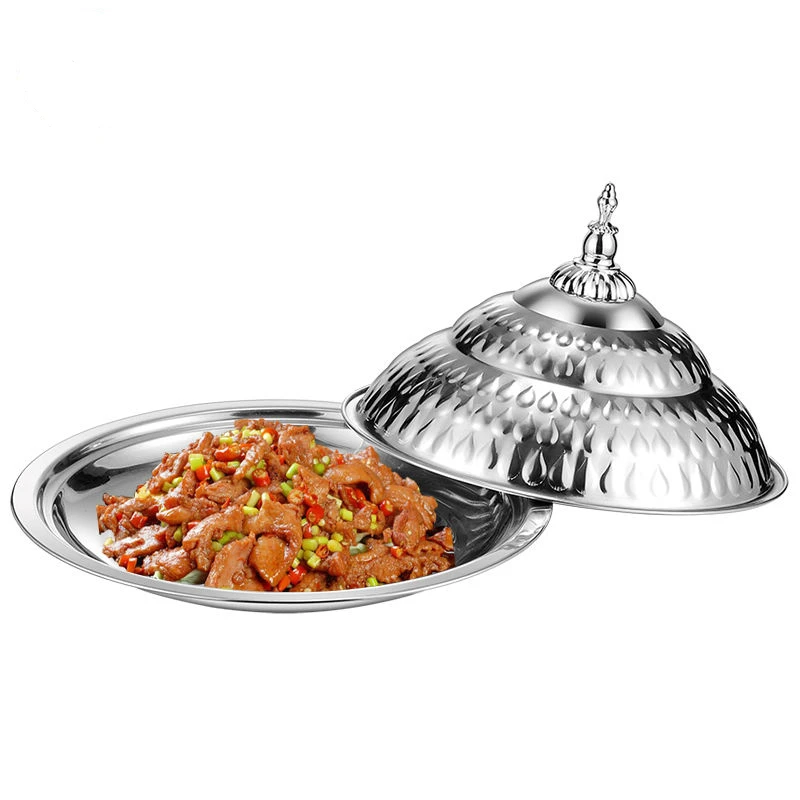 Restaurant Food Plate Hotel Buffet Dinner Plates Stainless Steel ...