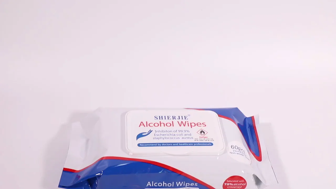 Shierjie Factory Hand Sanitizing Wipes Anti Bacterial 50pcs 75 ...