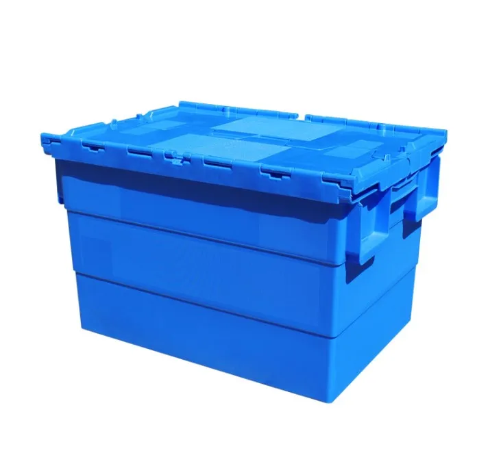 Logistic Transportation Plastic Tote Box With Lid Turnover Box - Buy ...