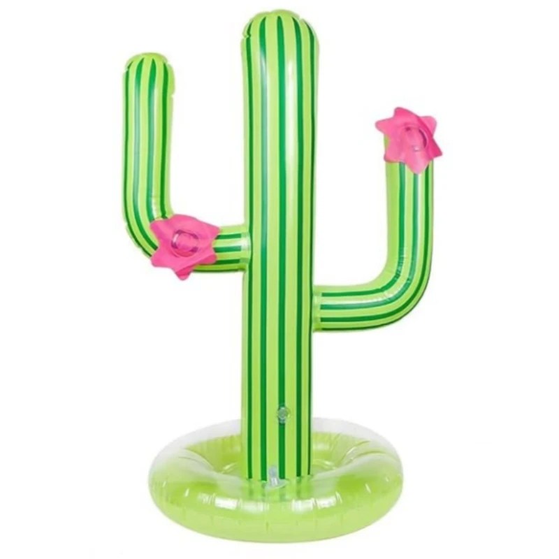 Pvc Inflatable Cactus Ring Throwing Game Set Cactus Target Throwing ...