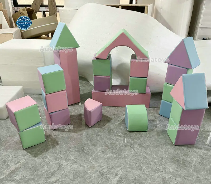 Portable Pastel Pink Indoor Softplay Equipment for Kids Aged 1-6 ...