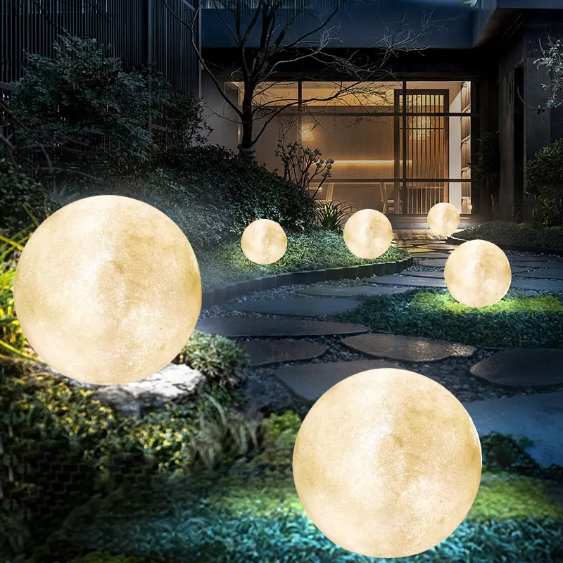 Full Moon Led Pendant Orb Ball Lighting With Project Lighting Design ...