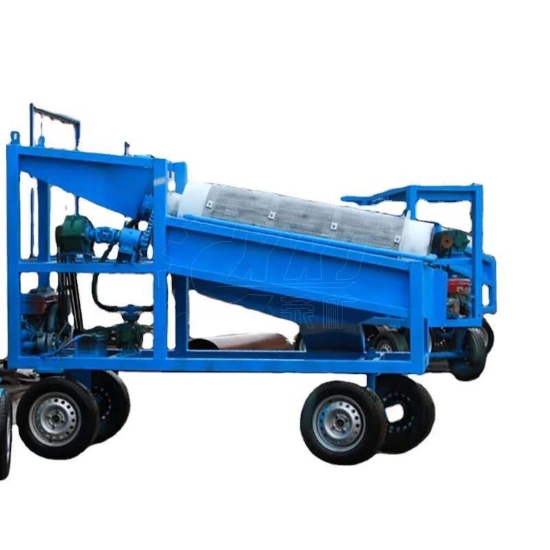Heavy Duty Rock Trommel Screen With Portable Rotary Drum - Buy Heavy ...