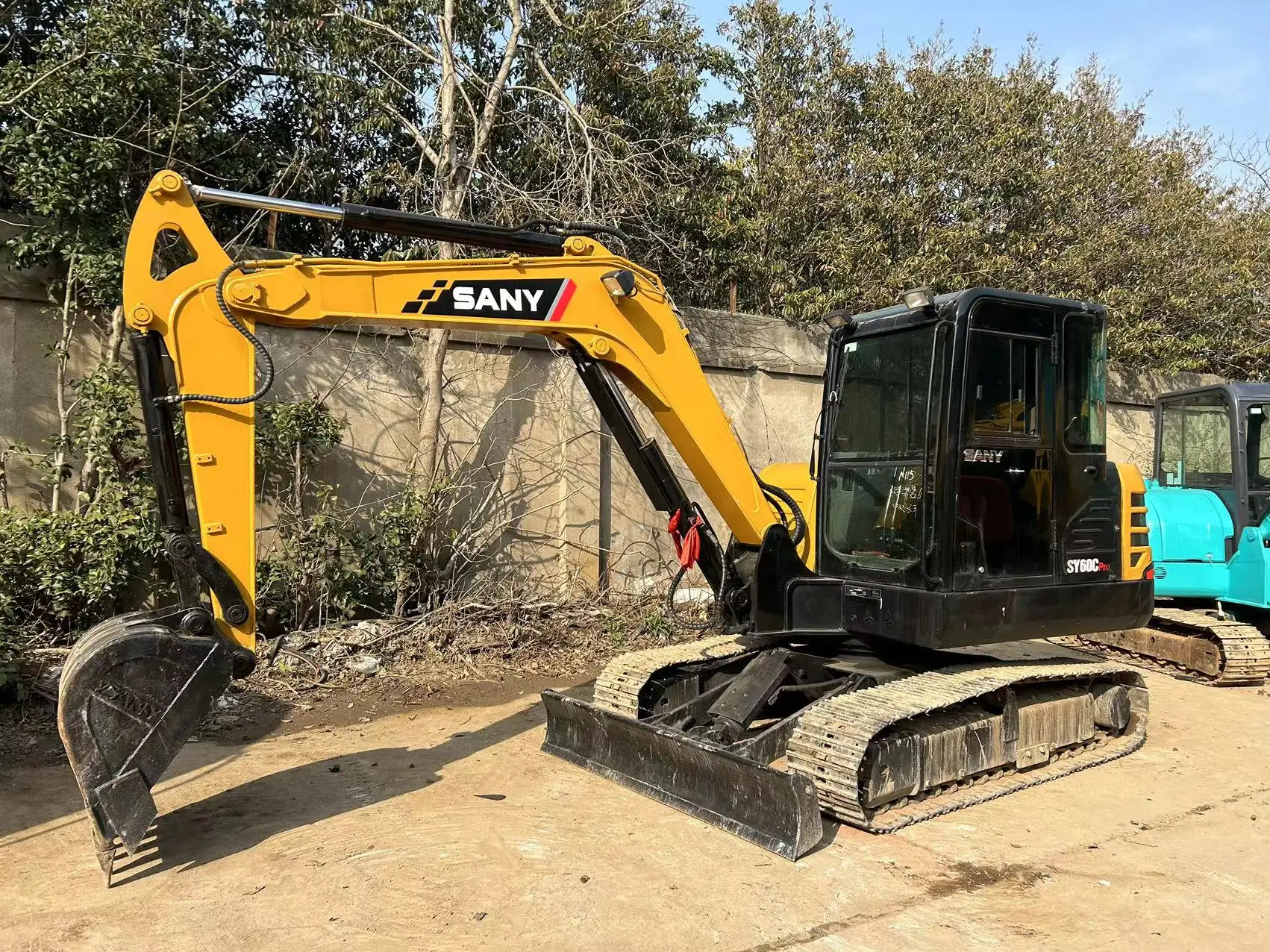 Used Excavator Sany Sy60c Crawler Hydraulic 6ton Digger China Band Good ...