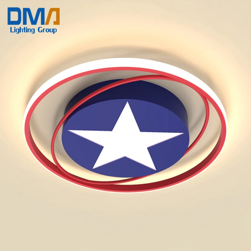 Captain America LED Ceiling Light - 50000 Hours Lifespan