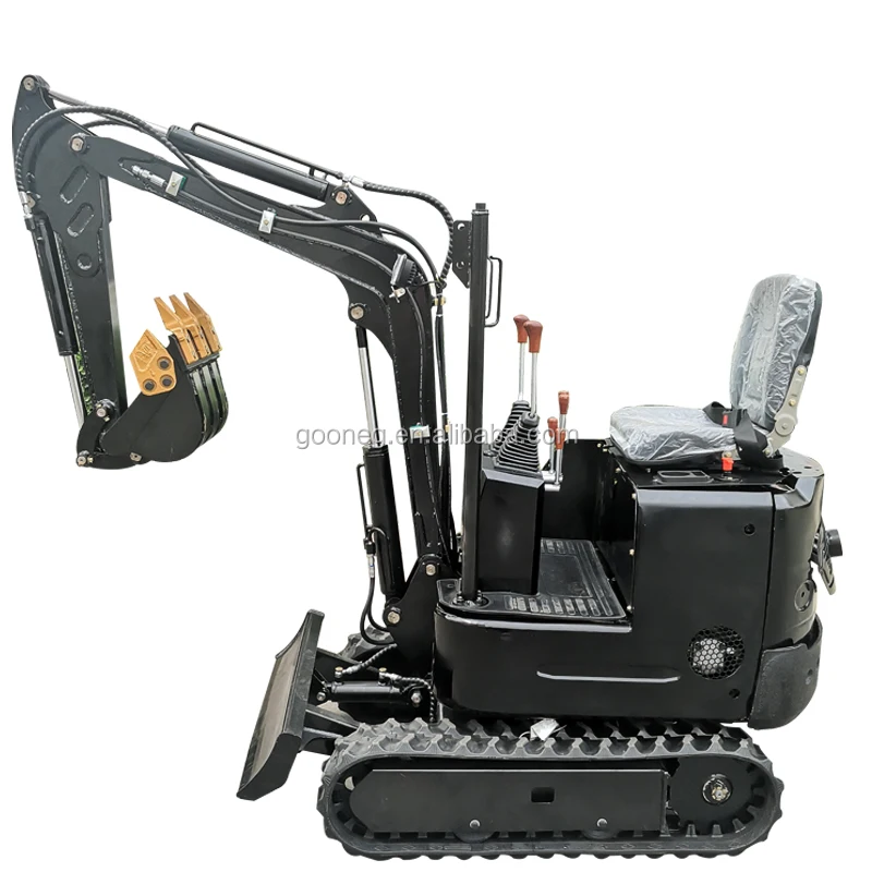 Walk Behind Mini Excavator With Roof 0.8 Ton 1 Ton - Buy Walk Behind ...