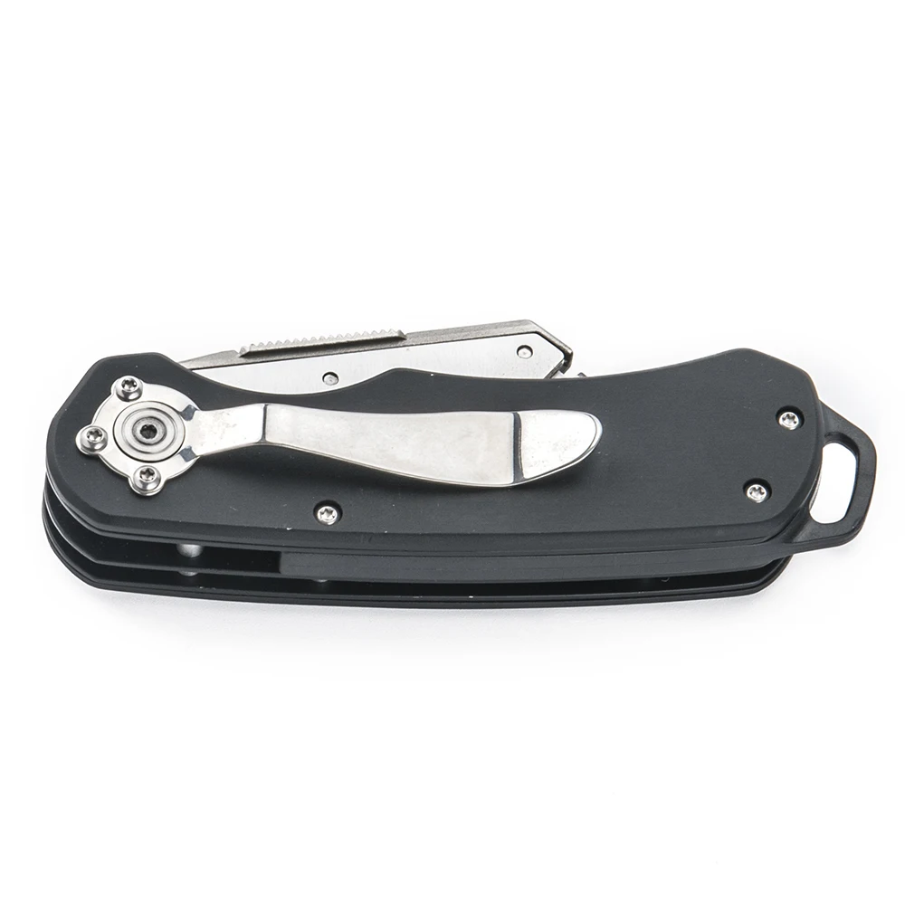 Multi Function Knife Belt Clip Saw Hex Wrench Ruler Bottle Opener Changeable Blade Folding ...