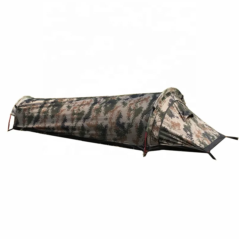 Bivy Camouflage Ultralight 1 Person Tent Waterproof Hiking Packing