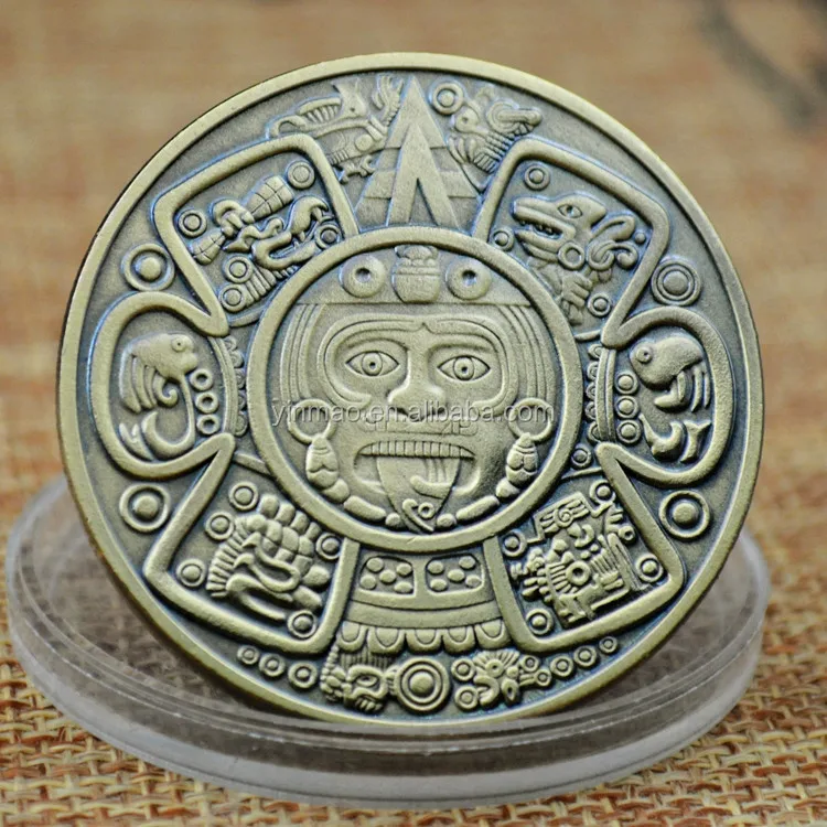 Mayan Calendar,Mexico Coin,Antique Bronze Free Samples Sales Top ...