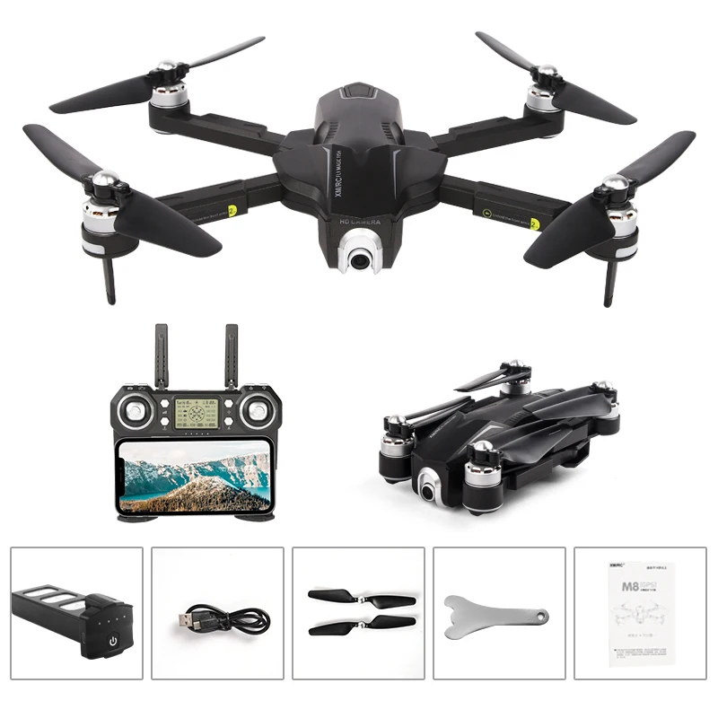 New 2020 Long Range Drone M8 Gps Rc Brushless Drones With 4k Camera And ...