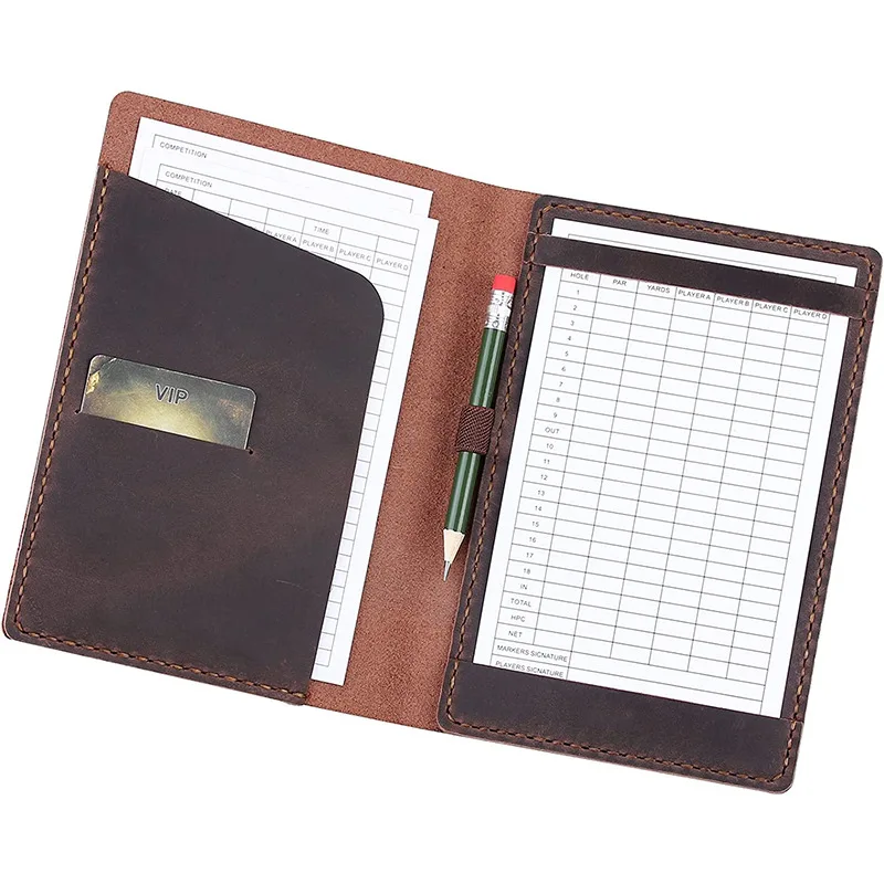 Hot Selling Golf Performance Scorecard Holder Cover Case Customized ...