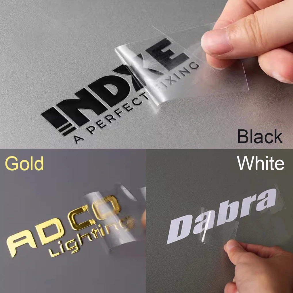 Logo Sticker Peel off Decal - Custom Silk Screen Printing
