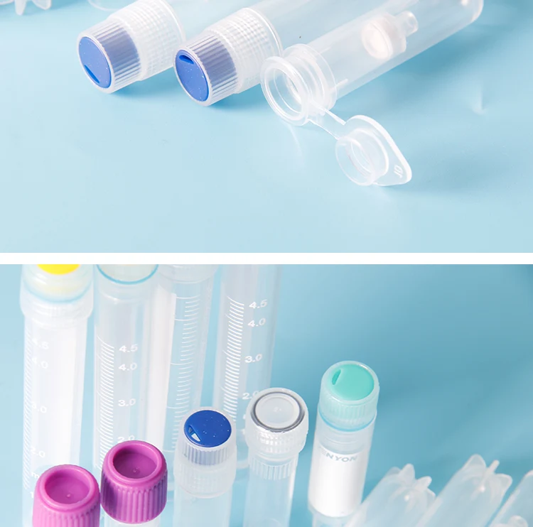 Medical Laboratory Use Plastic External Screw Threads 2ml 5ml 10ml ...