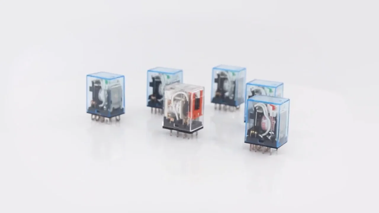 My2n My4n-j Intermediate Relay 220v Ac 12v Miniature Electromagnetic Relay 24v Dc 8 Pin 14 Pin ...