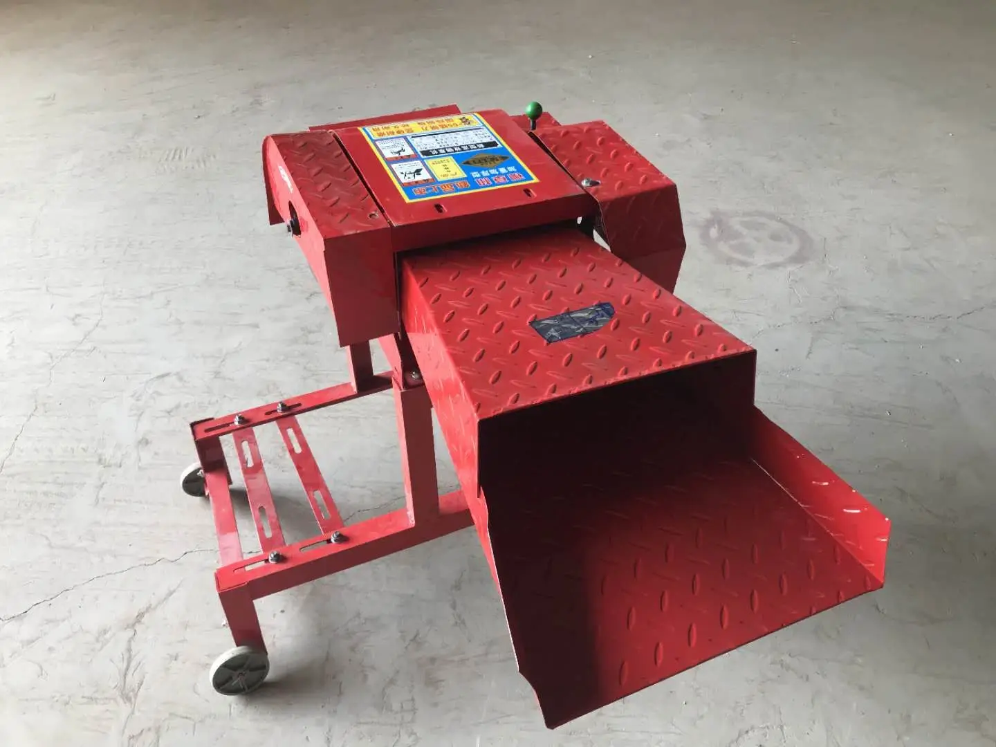 500kg/h Grass Chaff Hay Grinder with 7.5HP Gasoline HJ-ZC001