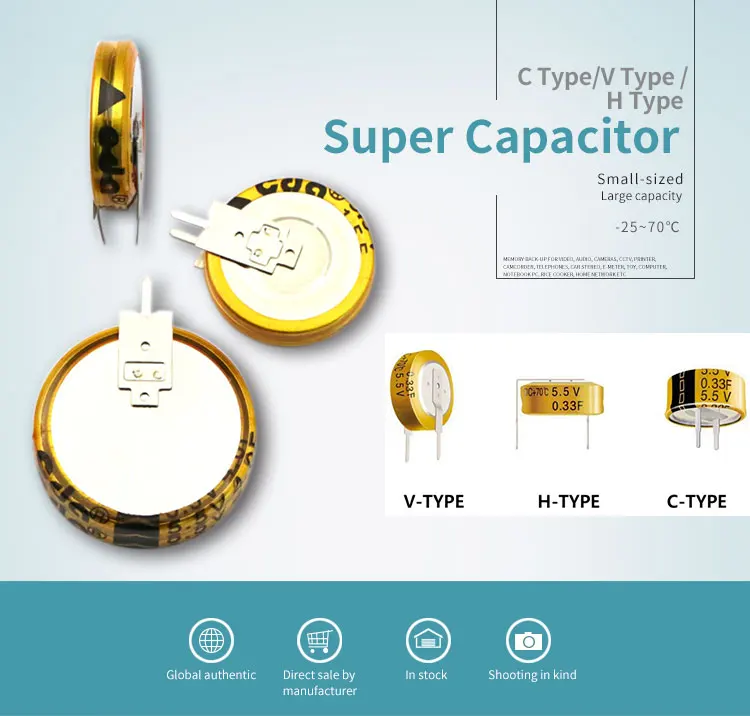 High Power 5.5v 1.5f Super Capacitor For Led Lighting | Wholesale