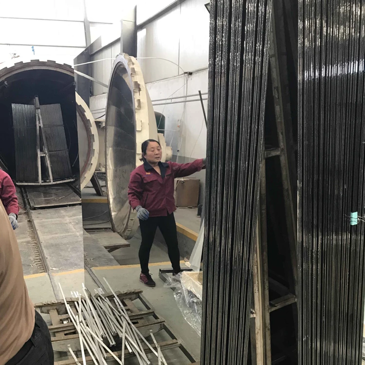 6.38mm S10 Silver Reflective Bronze/grey/clear PVB Laminated Glass