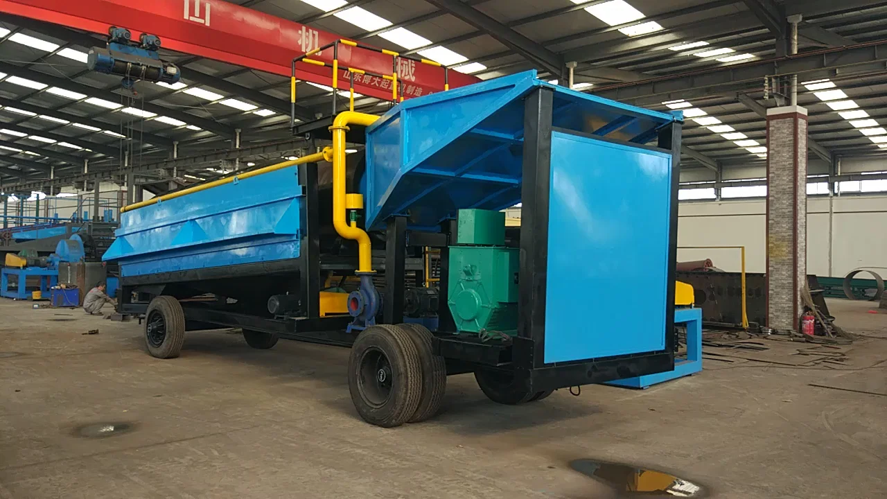 Gold Trommel With Gold Sluice Box For Gold Washing - Buy Hot-sale Mini ...