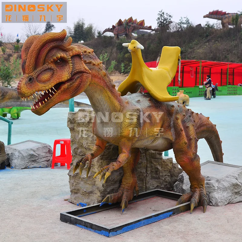 Electric Dinosaur Car T-rex Rides Remote Control Coin Operated In ...