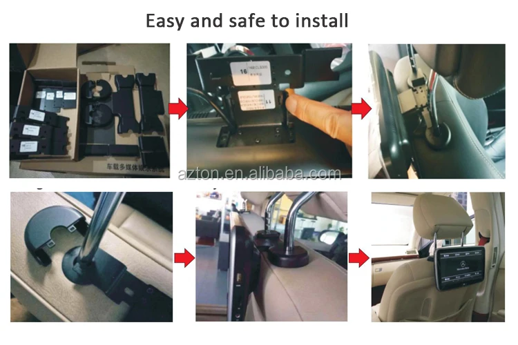 Upgrade 7.1os Headrest Portable Dvd Player W246 W205 W204 W176 W212 ...