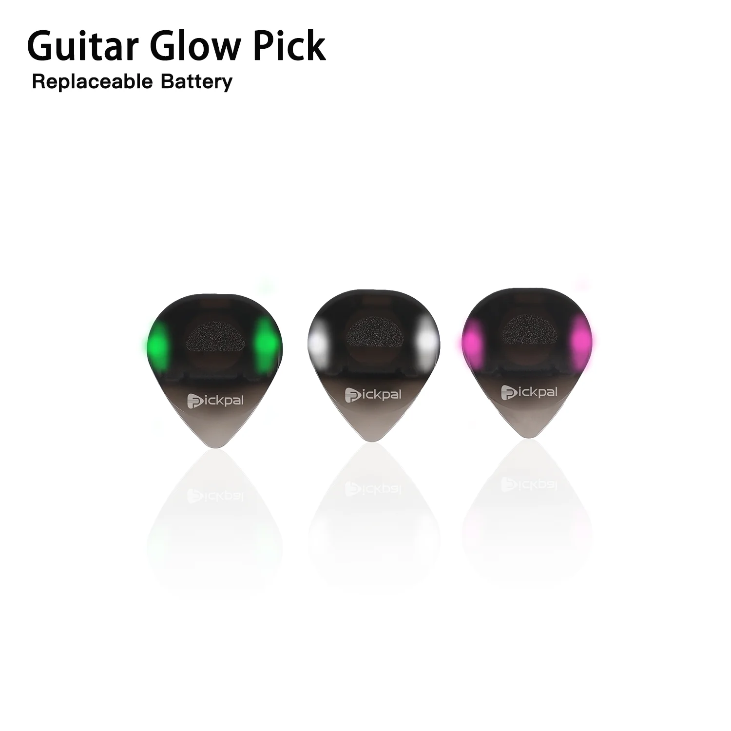 LED Luminous Pick Personality Guitar Pick - Aedline Pk-02