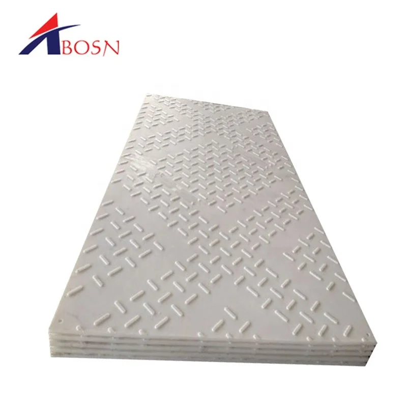 Hdpe/uhmw/uhmwpe Hard Plastic Ground Protection Anti-slip Trackway Sheet Car Anti-skid Rubber ...