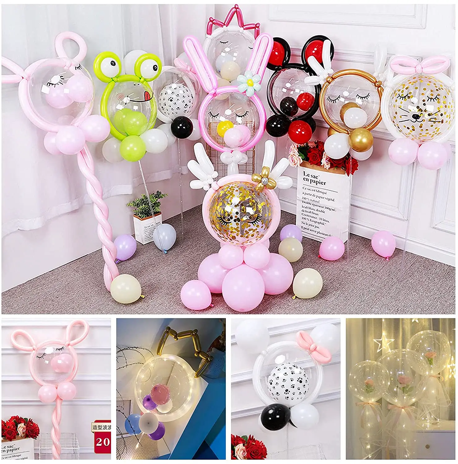 Wholesale Bobo Balloon 18/20/24/36 Inch Holiday Party Light Bobo ...