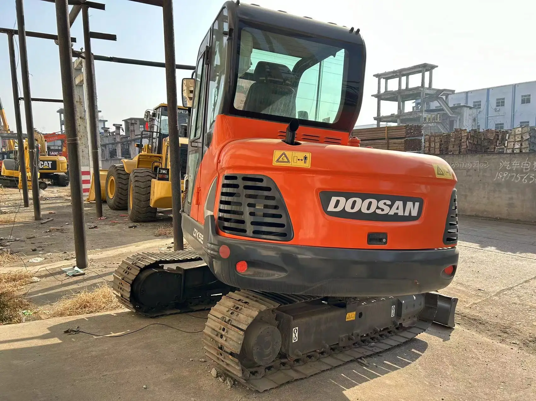 Used Small Excavator Machine Doosan DX55 5ton with Goood Couditions ...
