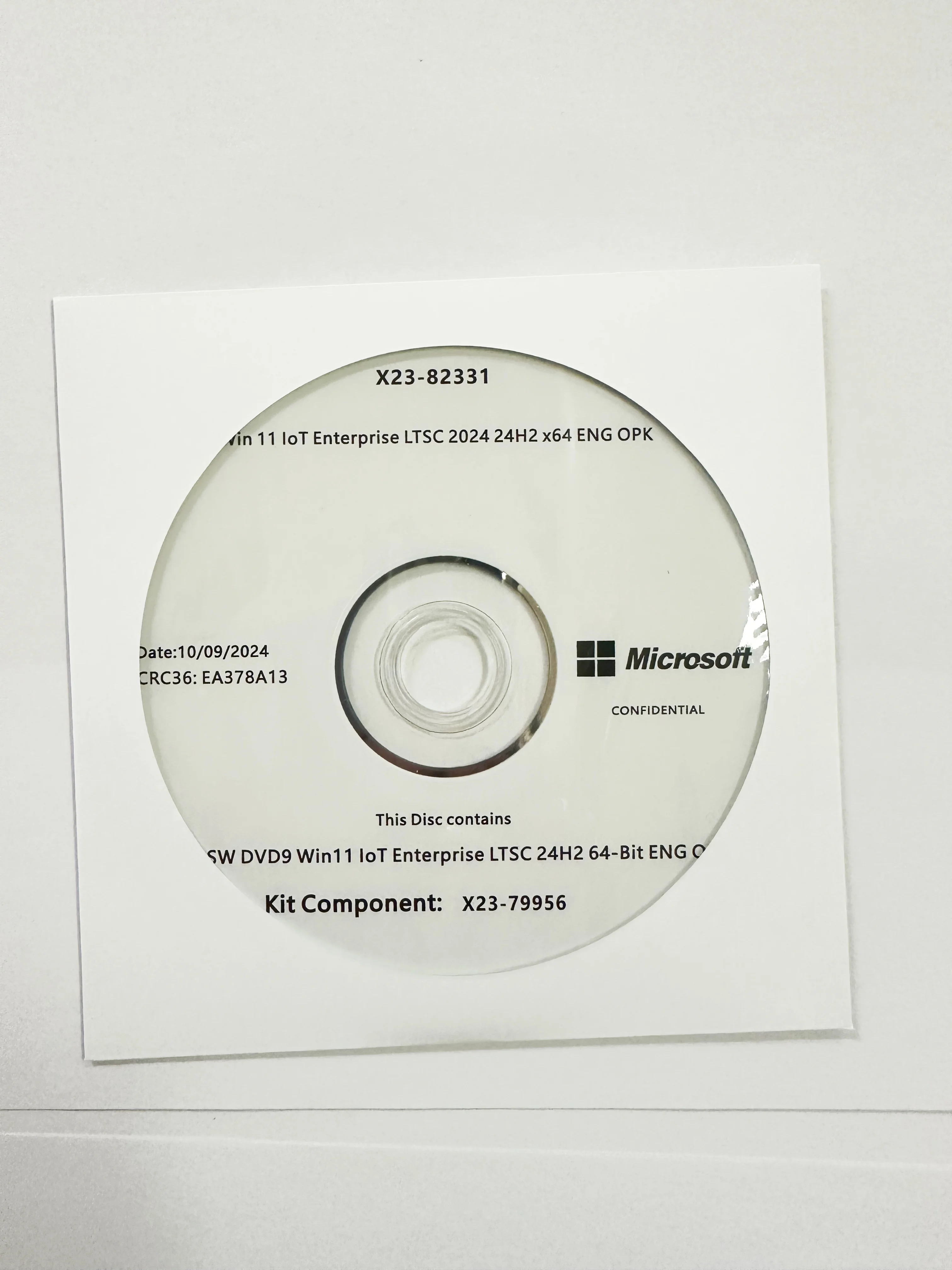 Win11 IoT 2024 LTSC High End OEM COA Key Sticker DVD Package Lifetime ...