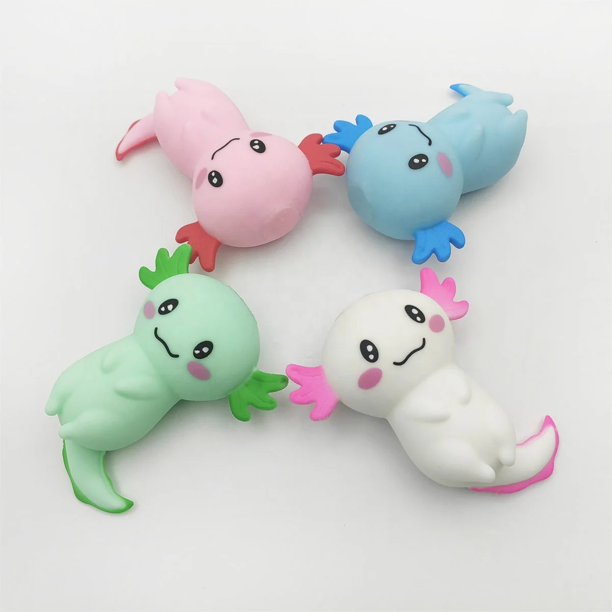 New Arrival Axolotl Tpr Stress Relief Stress Toy Mochi Soft Squishy ...