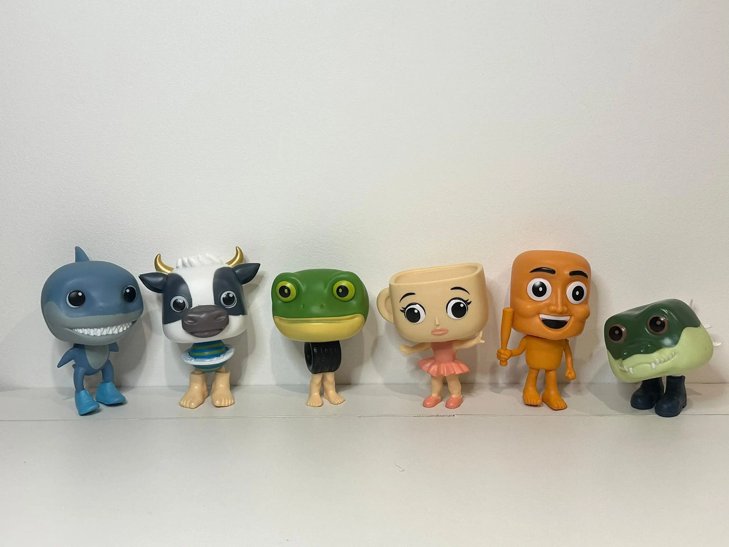 2025 AI Brainrot & Tung Tung Sahur Shark Figure Set – 6-Piece Viral ...