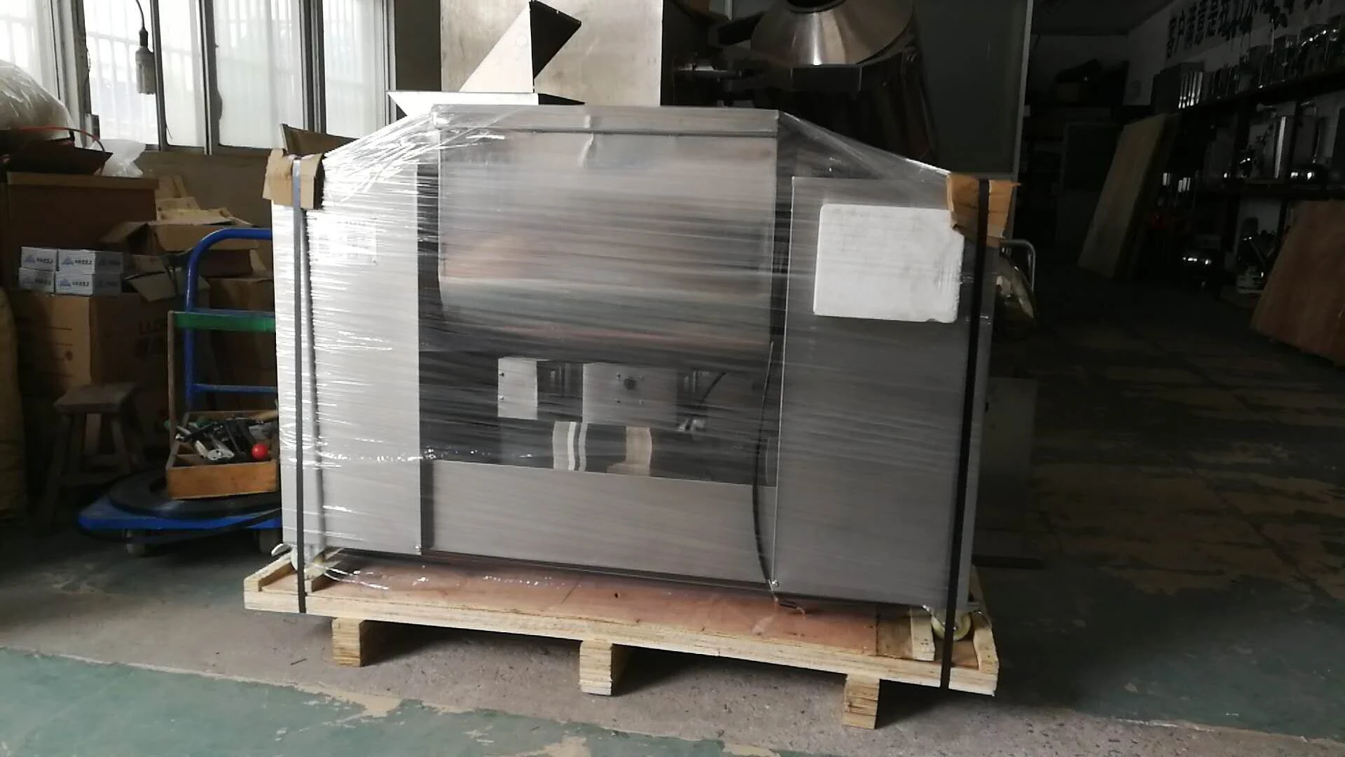 Professional Chute Mixer - Stainless Steel Industrial Equipment