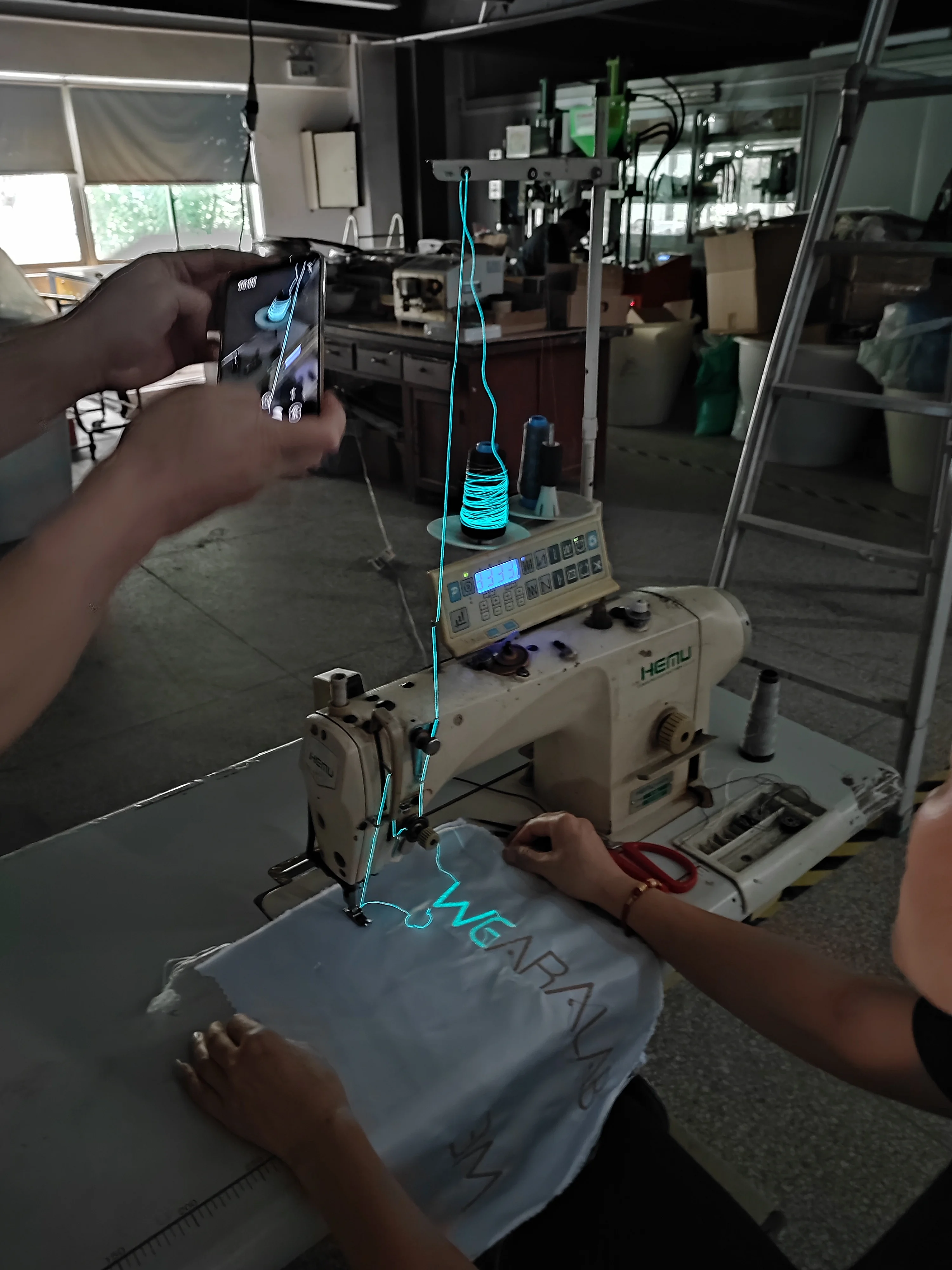 0.3mm Illuminated Sewable Embroidery Thread for Costumes & Props, OEM