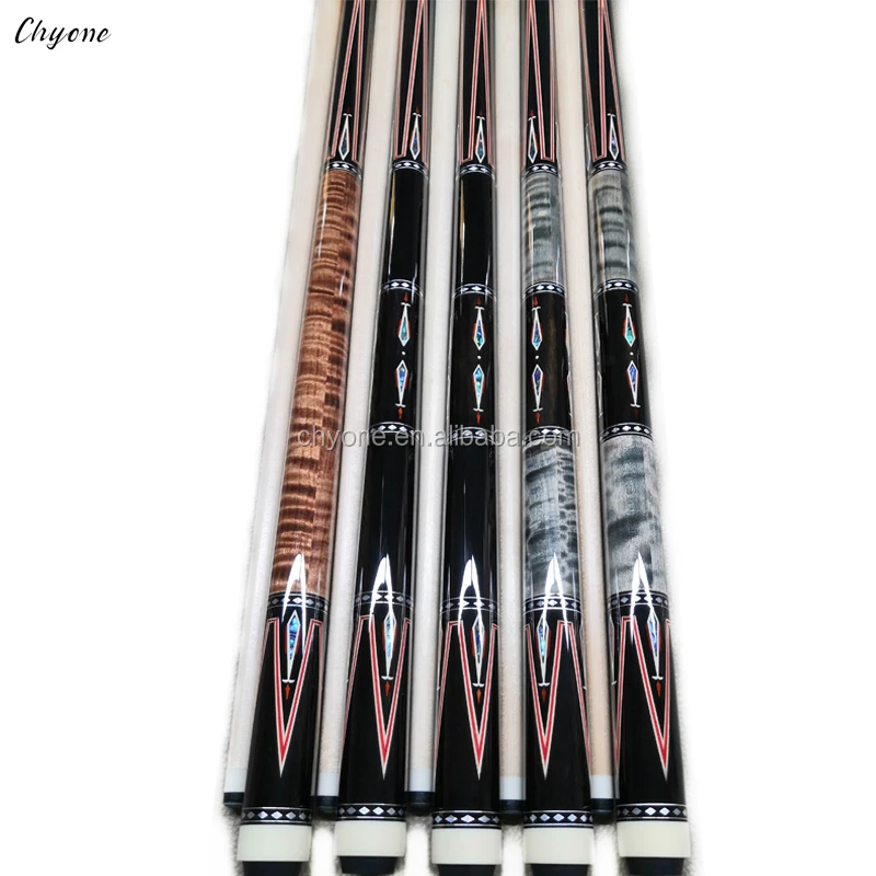 Chyone 12mm Points Inlay Dyed Curly Maple Diamond Ring