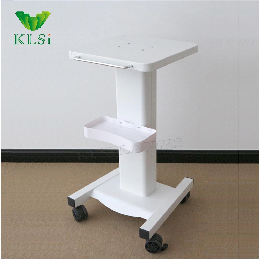 White Salon Furniture Beauty Machine Trolley Cart With 4 Mobile Wheel ...