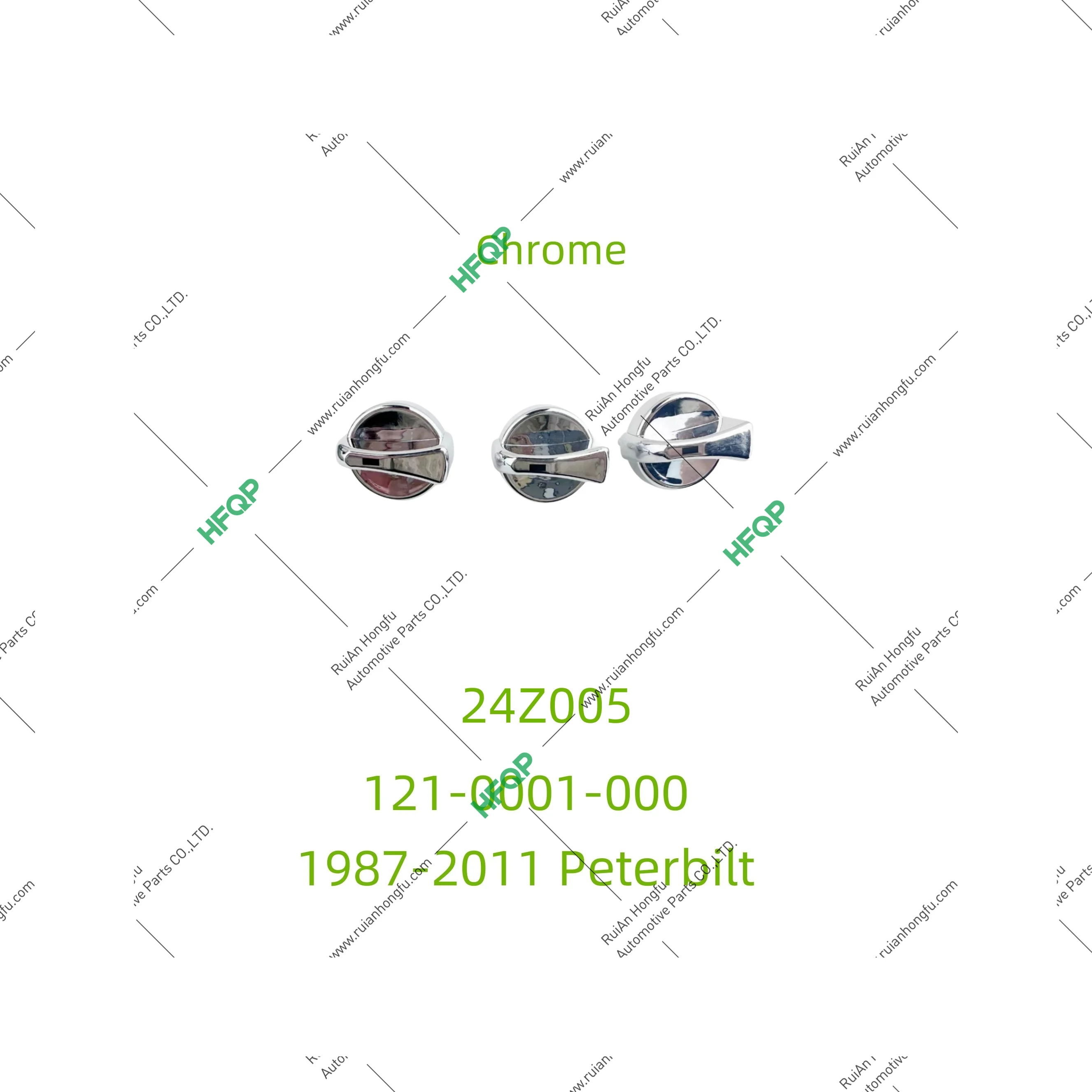 121-0001-000 Black Chrome 3pcs A/C Control 2006-2016, Knob for ...